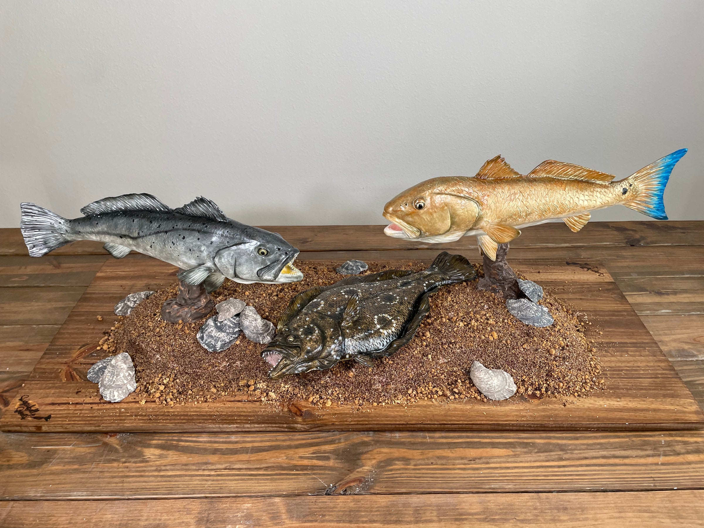 sculpted FISH CAKES